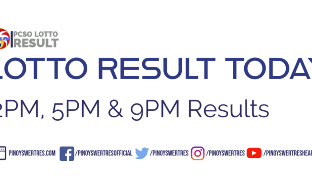 Philippine PCSO Results - Pinoy Lotto Results Today