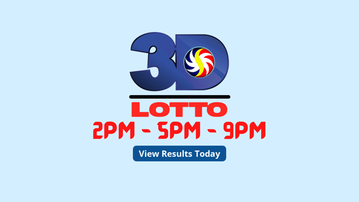 3D RESULT Today Sunday, January 8, 2023