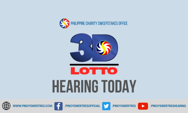 SWERTRES HEARING - Pinoy Swertres Hearing Today