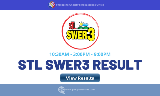 STL SWER3 Result Sunday, April 9, 2023