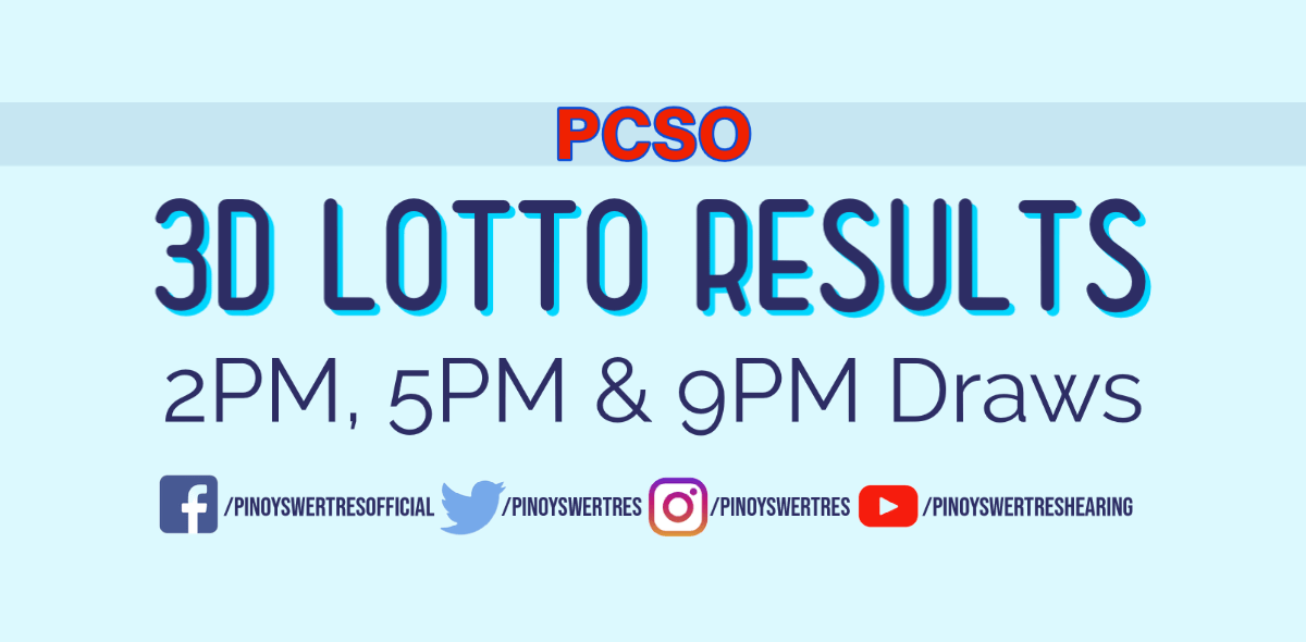 3D Result Today Sunday, October 12, 2025