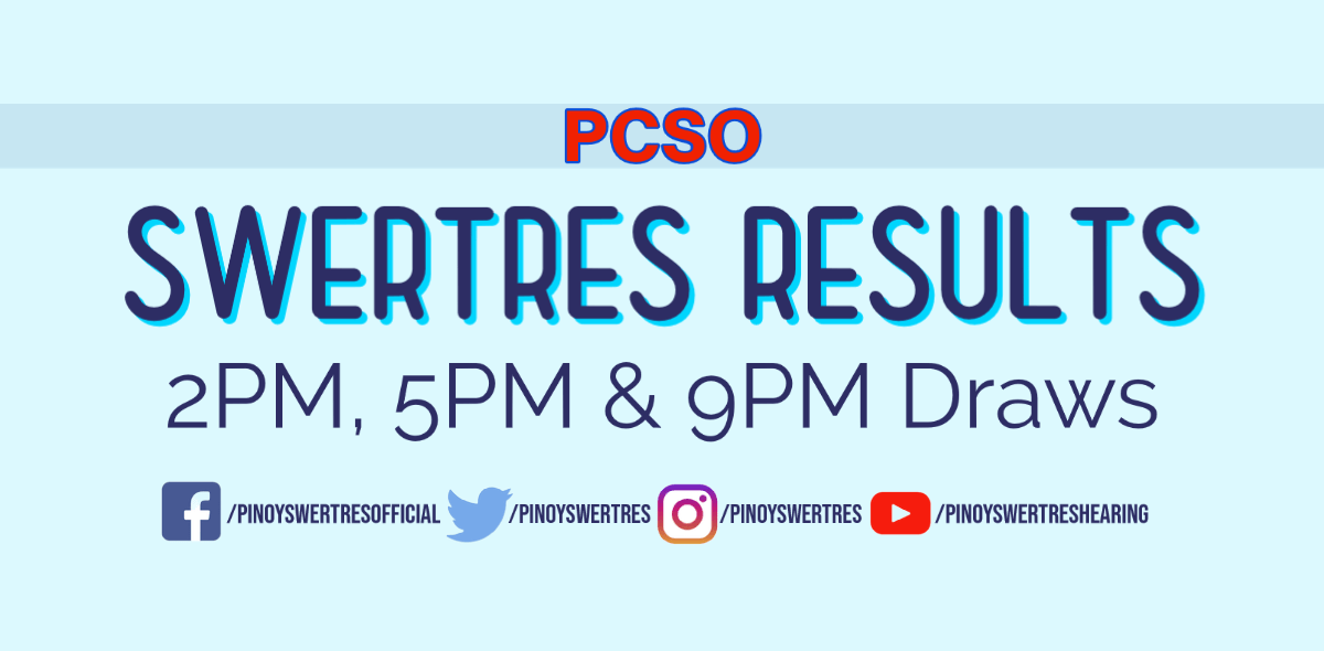 3D SWERTRES RESULT Today Monday, September 22, 2025